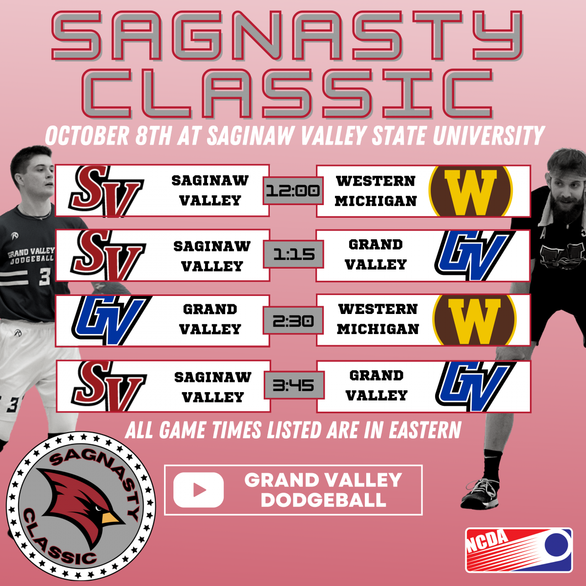 Sagnasty Classic Preview – NCDA